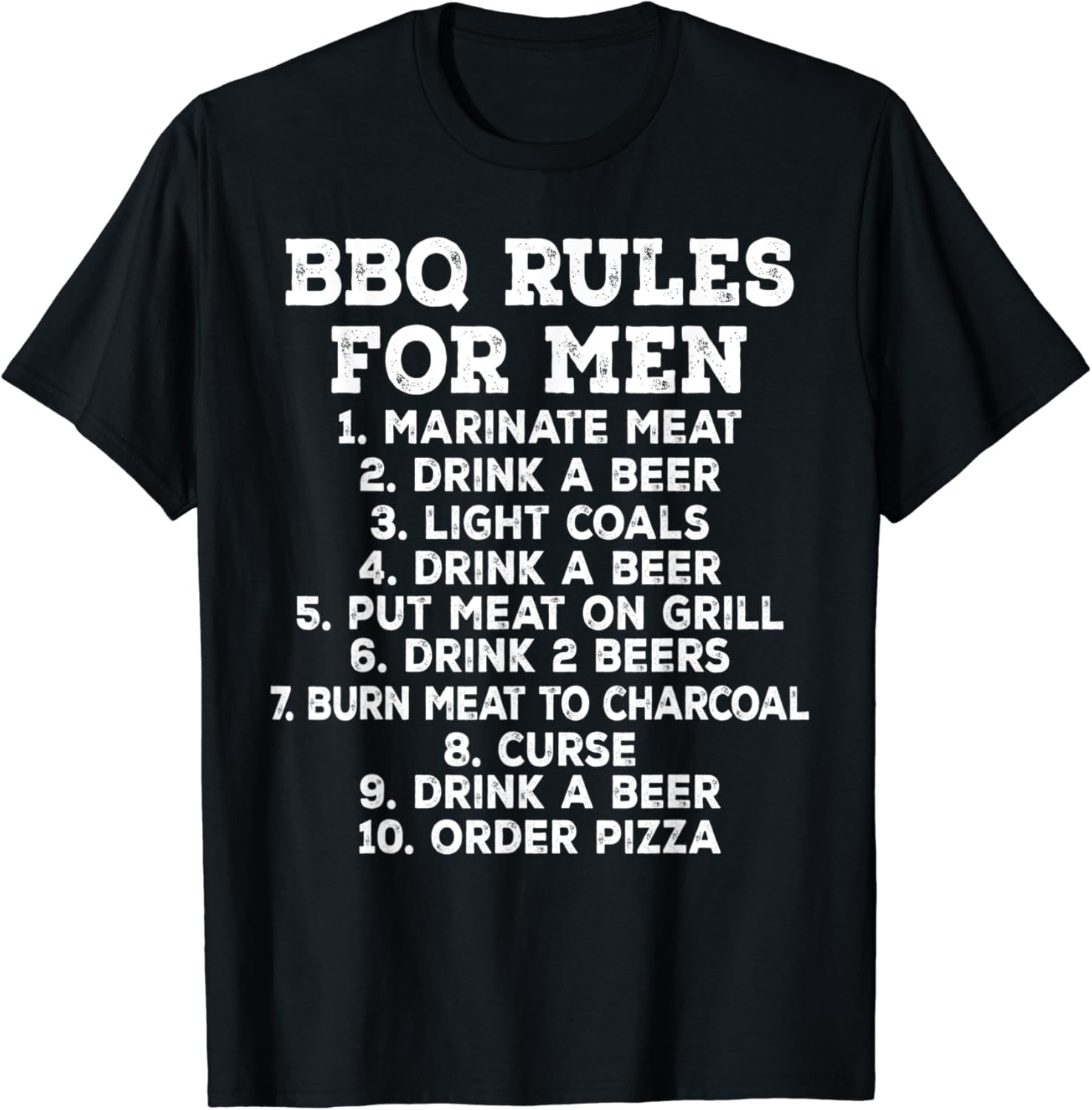 BBQ Funny Gift BBQ Rules For Men Drink A Beer T Shirt Amazon co uk bbq-funny-gift-bbq-rules-for-men-drink-a-beer-t-shirt-amazon-co-uk